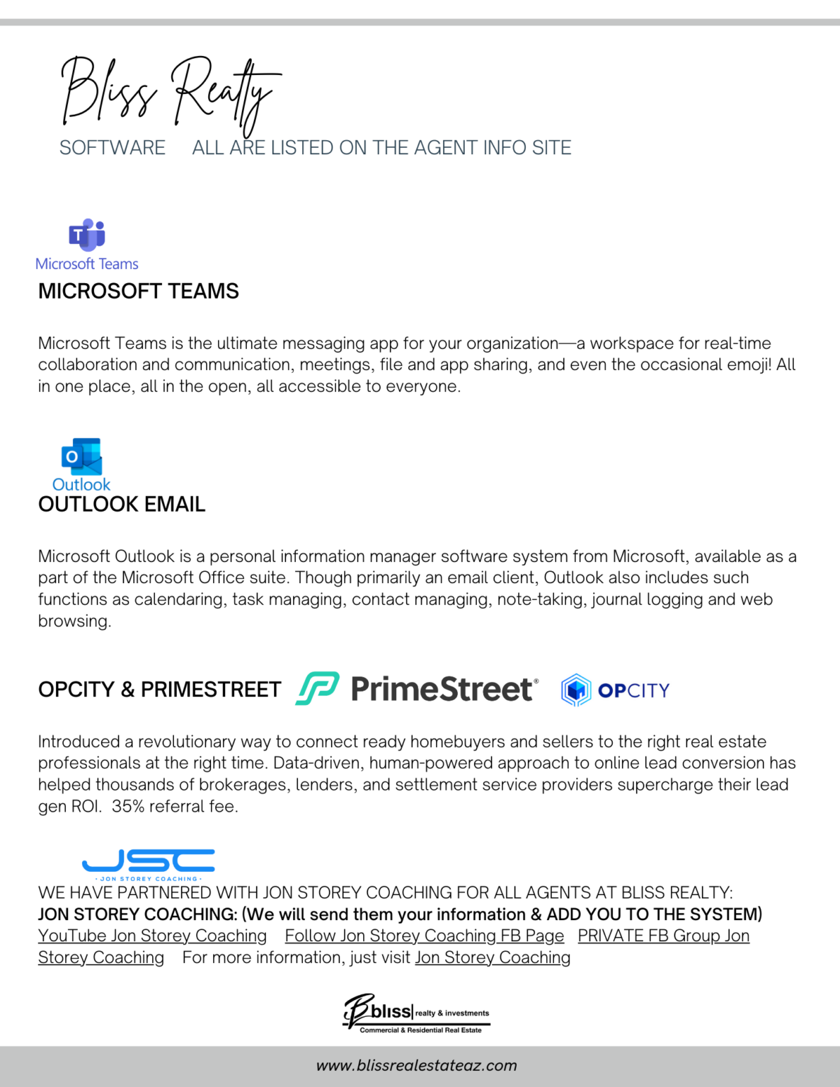 Software/Ai Tools & Leads - Bliss Realty